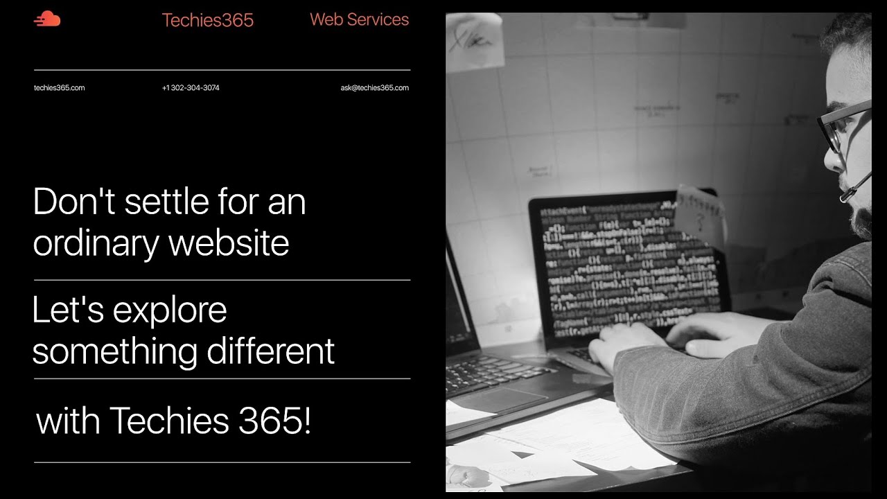 Techies365 Web Application Development Services!
