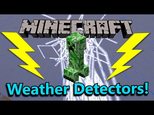 How does weather work in Minecraft?
