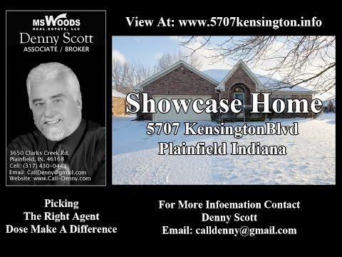 HOME FOR SALE 5707 Kensington Blvd. Plainfield Indina MLS#21393197