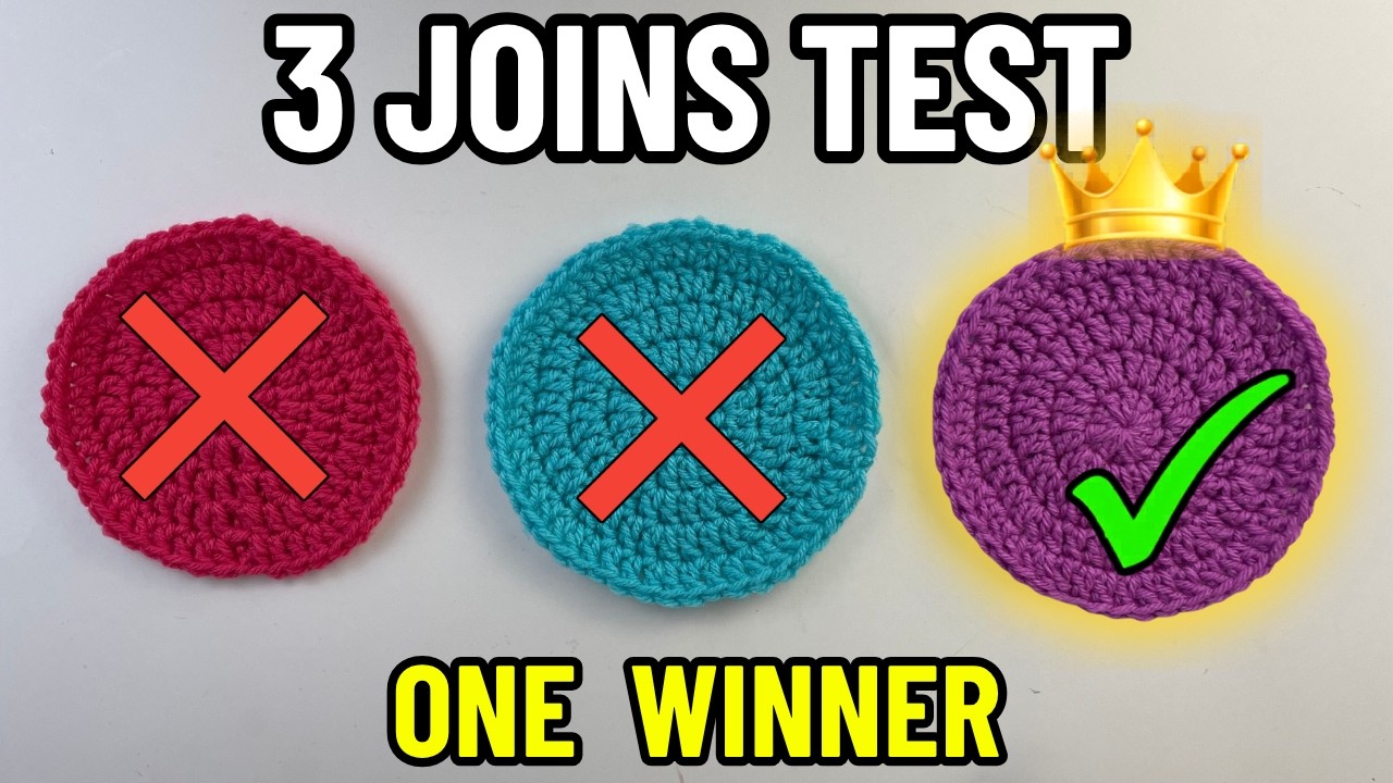 Battle of the Seamless Crochet Joins | Which Slip Stitch technique works?