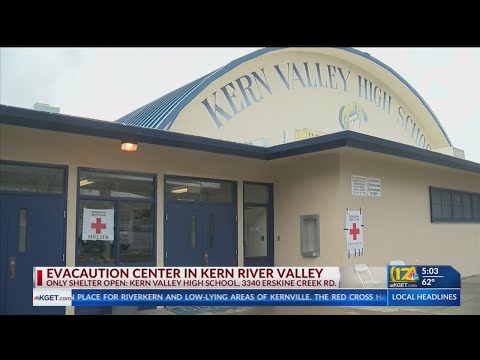 Evacuation Center in Kern River Valley