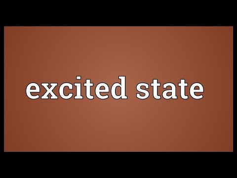 Excited state Meaning