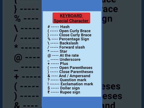 Special character in Keyboard