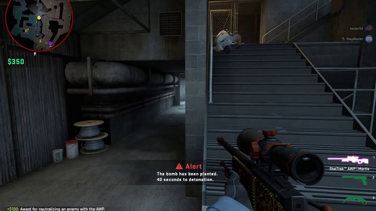CSGO Overpass Awp 3k
