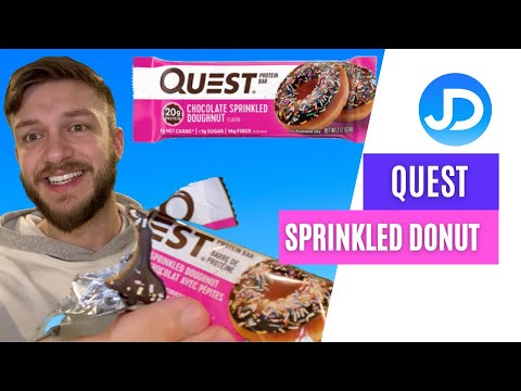 Quest Chocolate Sprinkled Doughnut Review | Quest Donut Protein Bar
