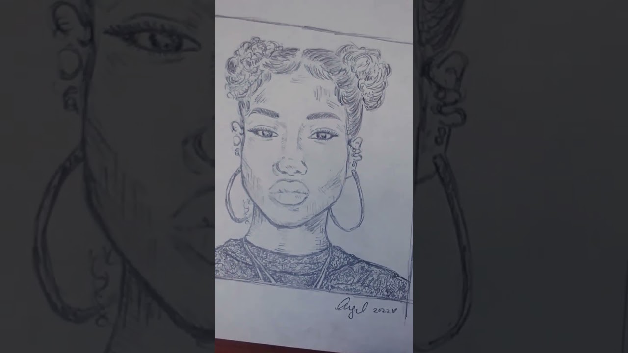 💎👑 JHENE AIKO DRAWING 🤤🌹😍❤🔥🔥 #jheneaiko #bigsean #drawing #artist #artwork #chill 🌺