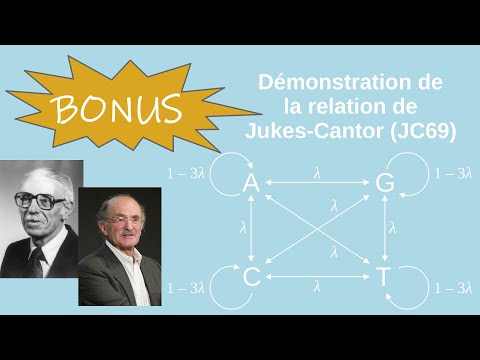 [BONUS] Démonstration de la Relation de Jukes-Cantor