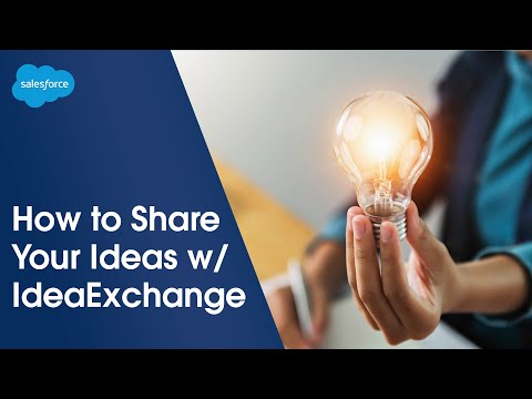 How to Share Feedback & Ideas w/ IdeaExchange | Salesforce Demo