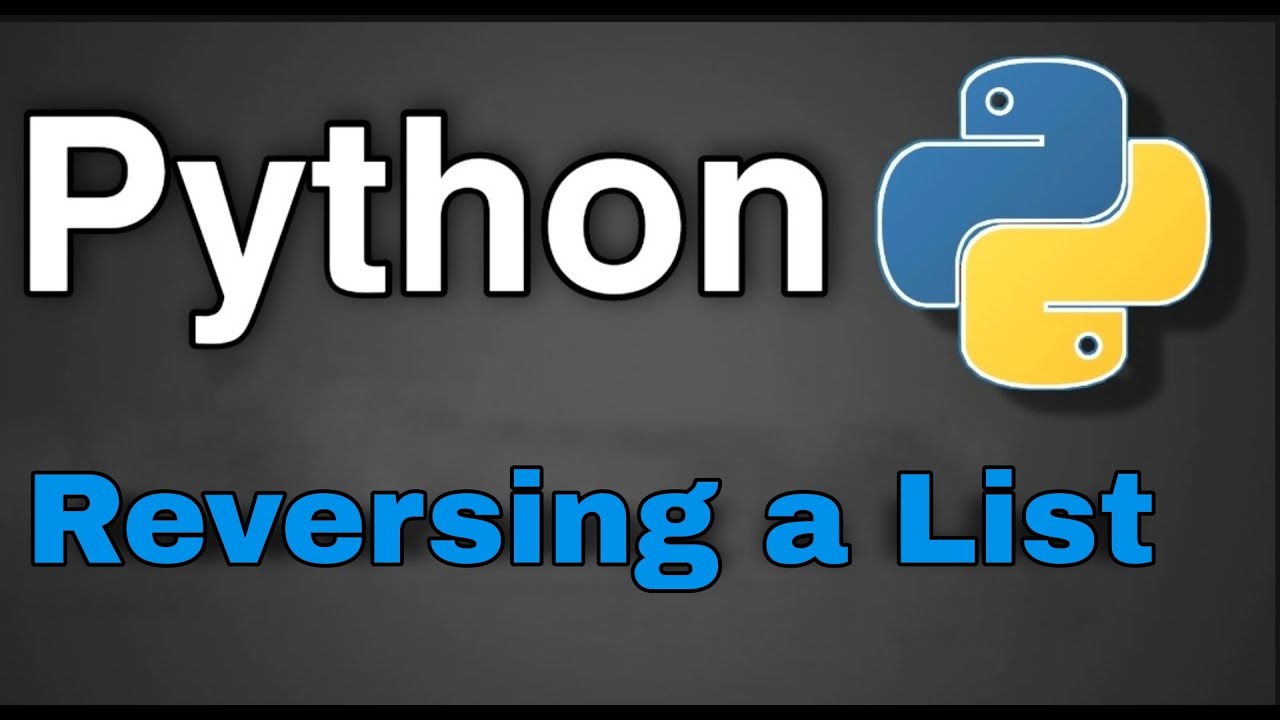 Python Practice Programs: Reversing List elements