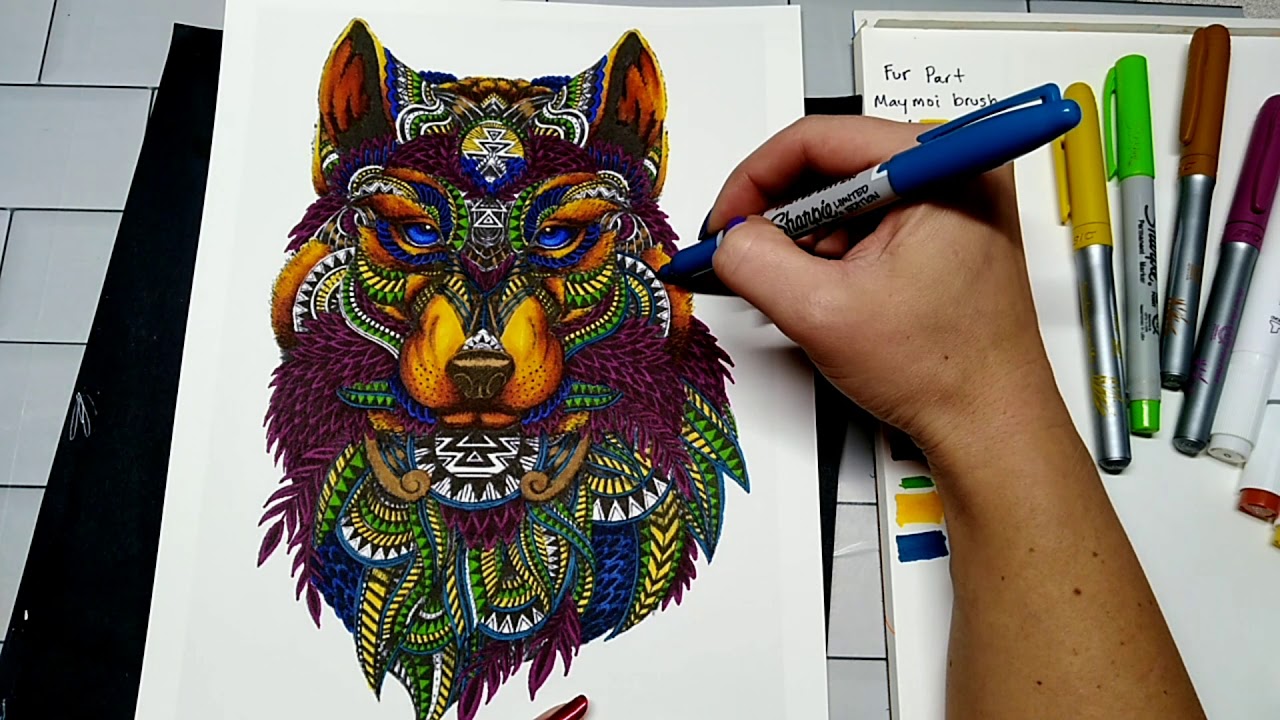 2020s Wolf Coloring