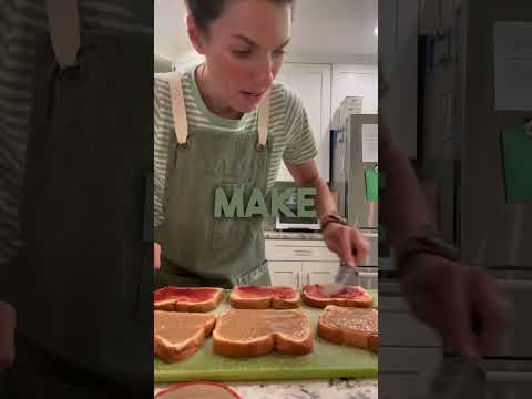 Meal prep kids lunches: PB&J bulk prep and freeze