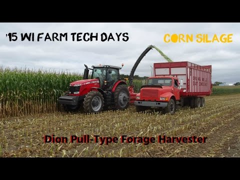 '15 WI Farm Tech Days Field Demo: Massey Ferguson 8670 and Dion Chopper