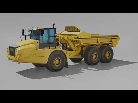 Three Axle Articulated Truck