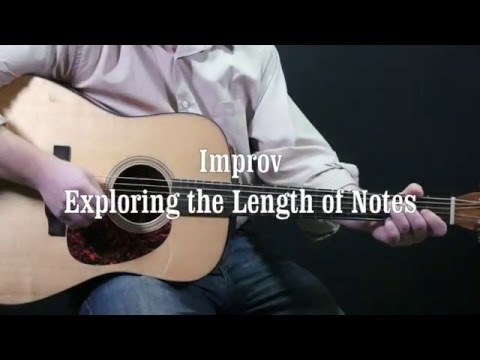 Exploring Length of the Notes on Guitar Improv - Lessons with Chuck Millar 009
