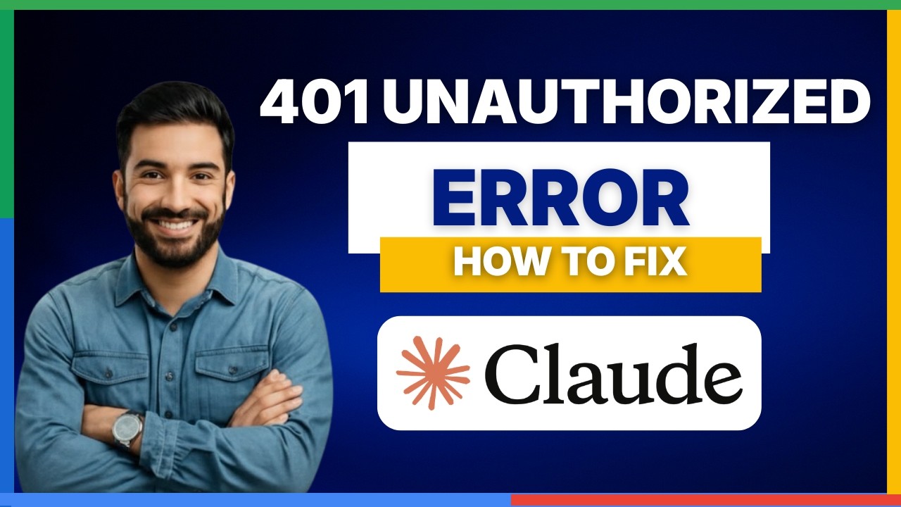 How to fix Claude Code 401 unauthorized error[FULL GUIDE]