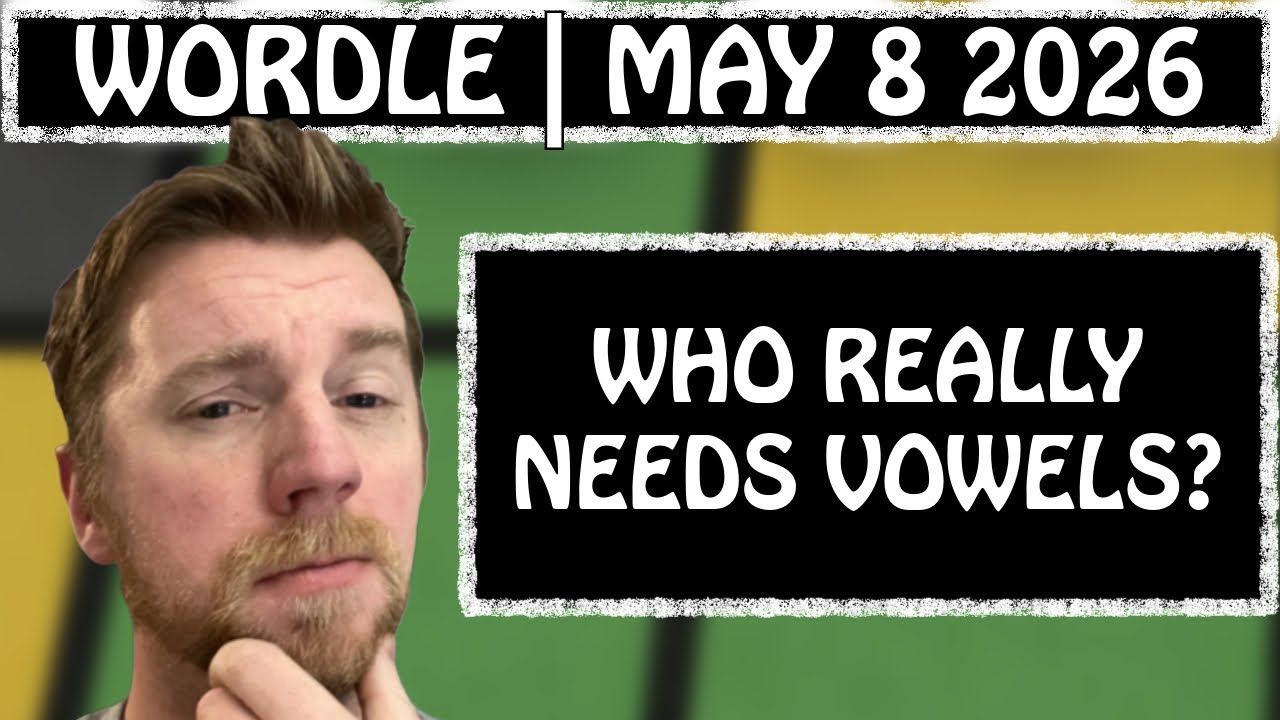 The second guess is so important | Wordle #1784 (May 8 2026)
