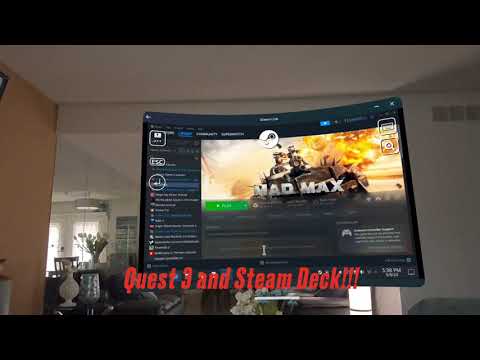 Meta Quest 3 and Steam Deck