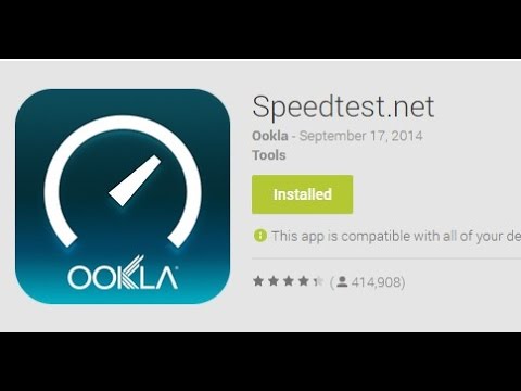 Check your Internet Speed on Android - Ookla Speedtest