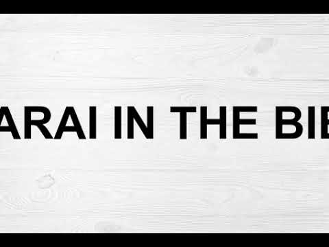 How To Pronounce Sarai In The Bible