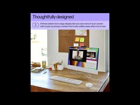 Review: HP Newest All-in-One Desktop | 21.5" FHD Display, 32GB RAM, Intel Dual-Core Processor