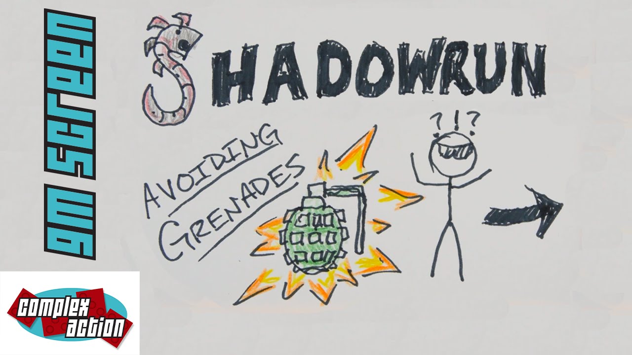 Avoiding Grenades - GM Screen - Shadowrun 5th Edition