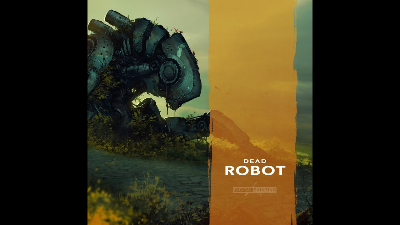 Concept Art Tutorial: Painting a Dead Robot