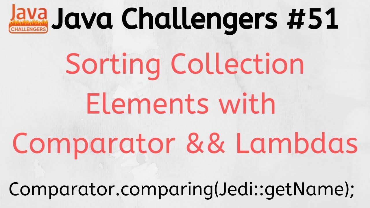 Java Challengers #51 - Comparator Lambda Strings
