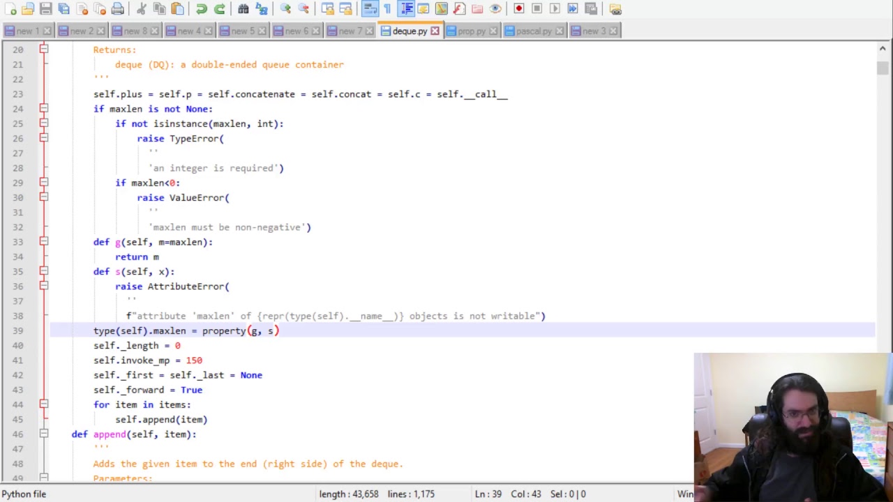 Let's Code Python: Deque, Part 17