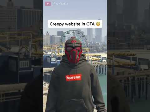 Never Visit This Creepy Website In GTA 5 #gaming