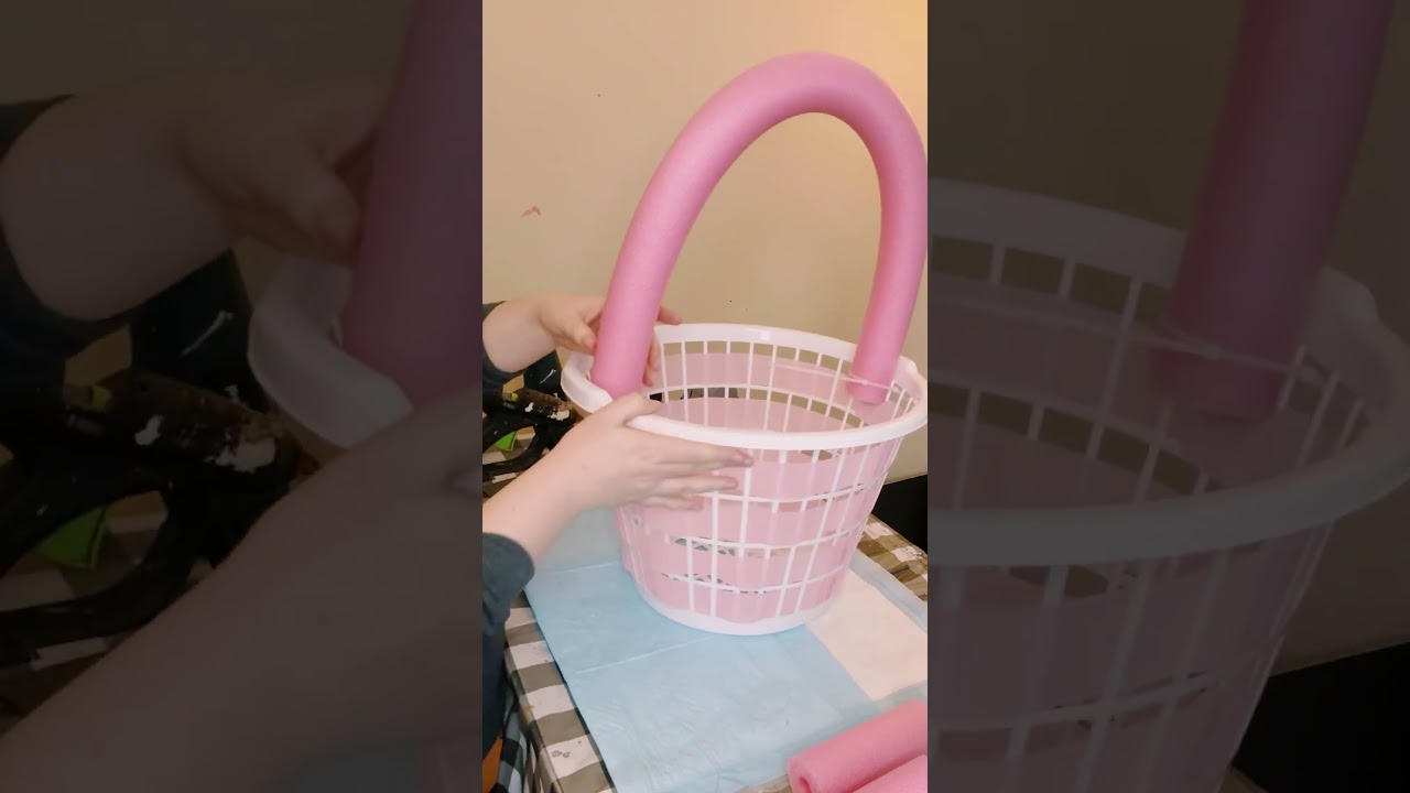 DIY Dollar Tree Easter Bunny Basket