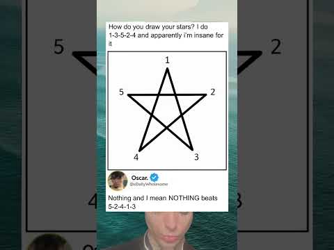 How do you draw your stars?