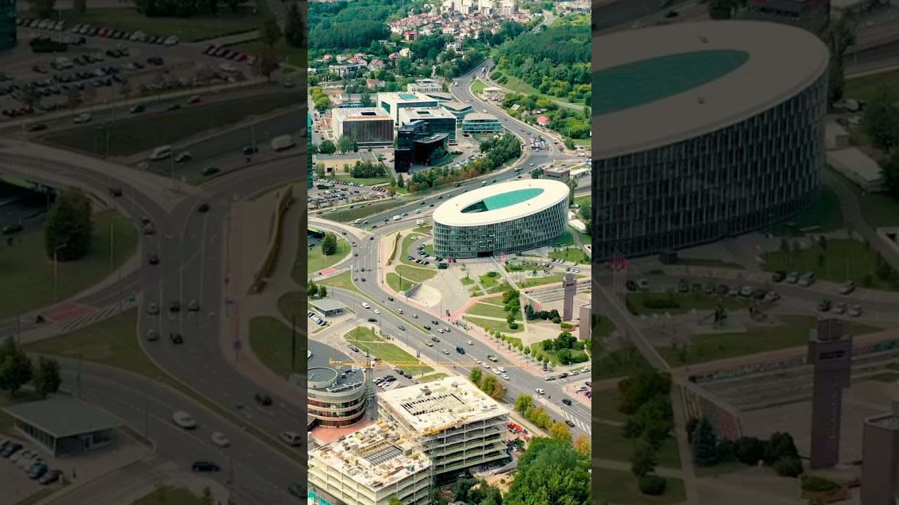 Lithuania's Hidden GEM Vilnius by Drone 4K