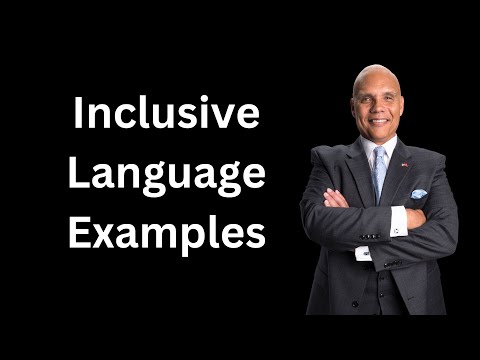 Inclusive Language Examples