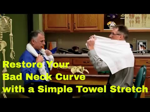 Restore Your Bad Neck Curve With a Simple Towel Stretch- Physical Therapy