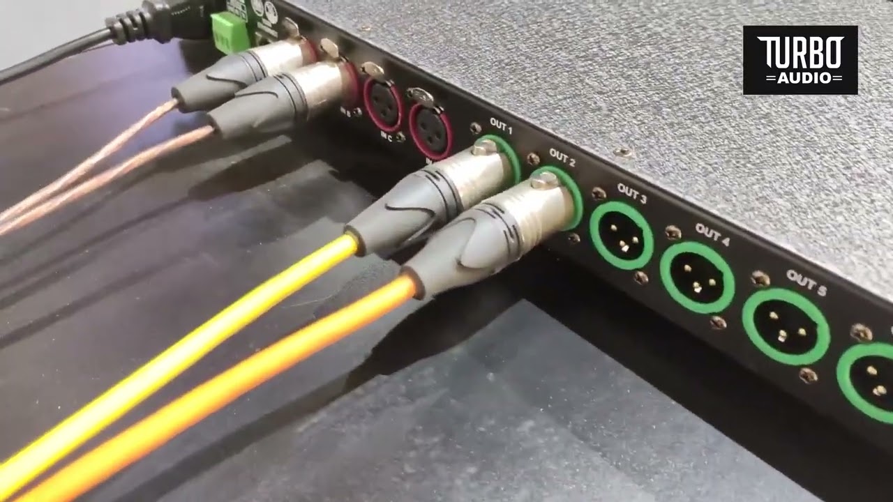 Audio Processor 4 inputs 8 Outputs DSP480 by  Turbo Audio