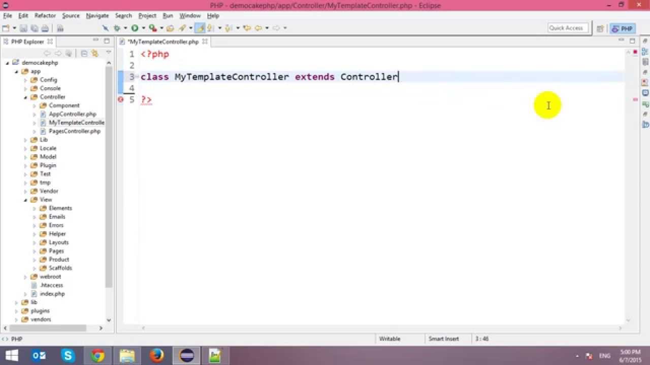 CakePHP Tutorial - Part 3 - Layout