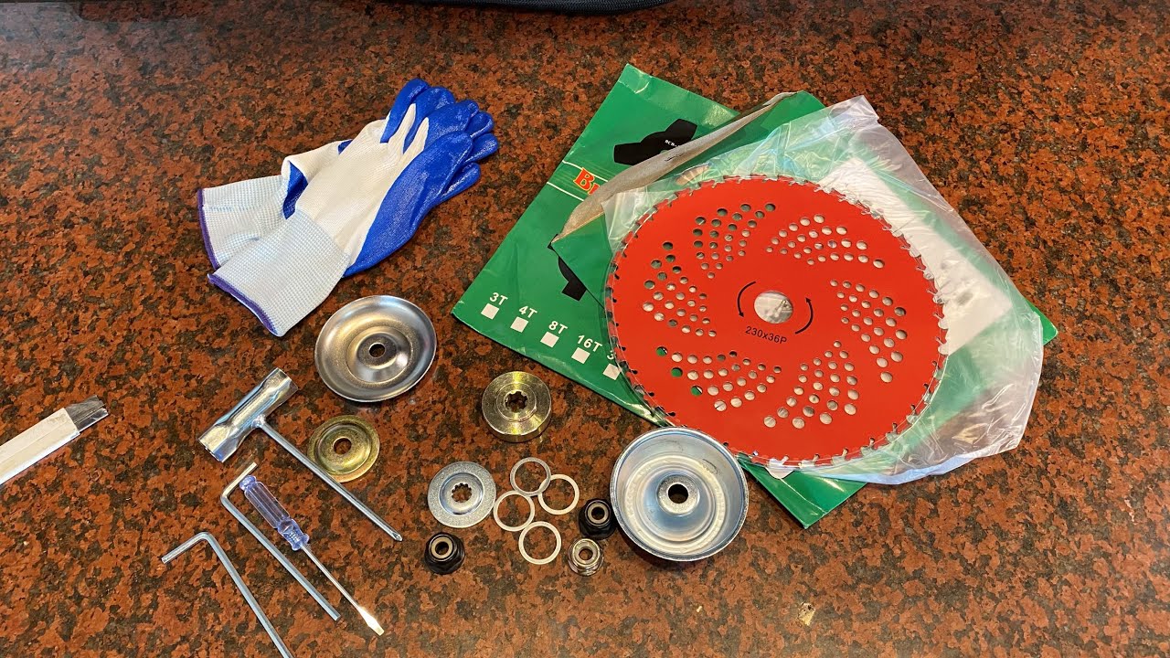 Turn your String Trimmer into a Buzz Saw! 2-Pack Blade Kit by WYEVEE