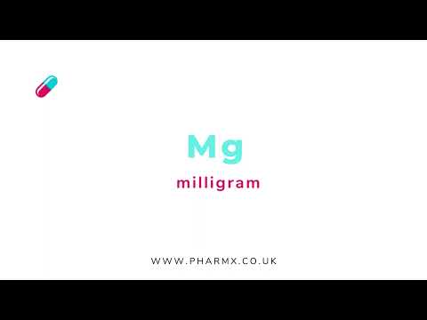Mg | Milligram | Pronunciation