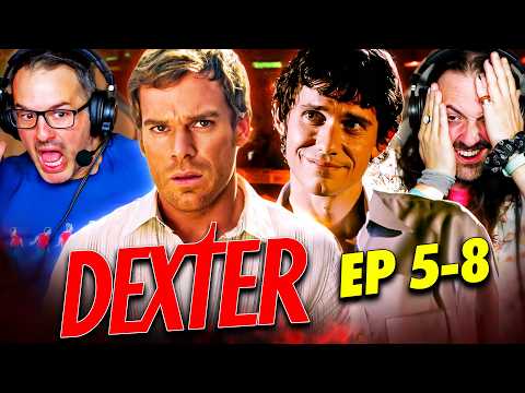 DEXTER SEASON 1 Episodes 5, 6, 7, & 8 REACTION!! Michael C. Hall | Ice Truck Killer | Review