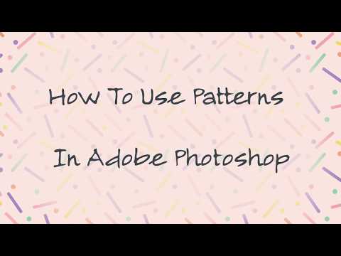 How to use Define Pattern in Adobe Photoshop