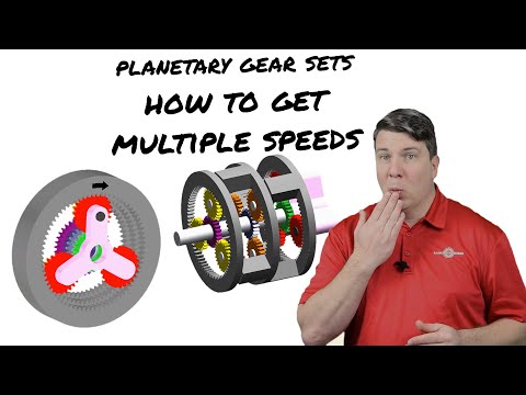 How to Get Multiple Gear Ratios Using Multi-Stage Planetary Gear Systems