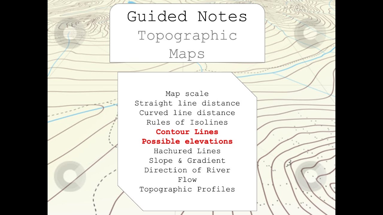 Topographic Map (Part 3)