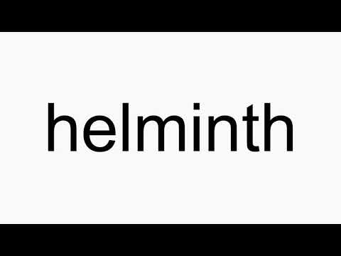 How to pronounce helminth