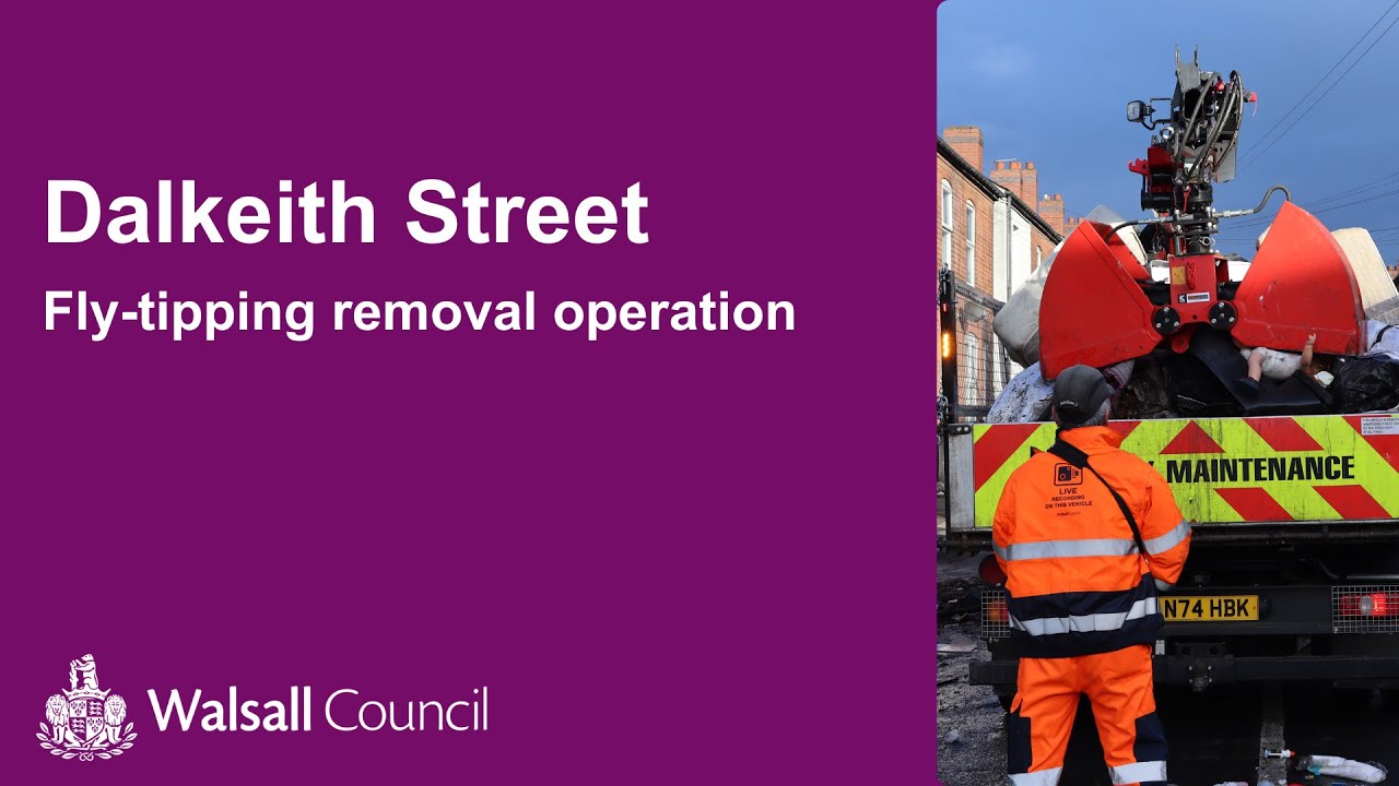 9 tonnes of fly-tipping removed from Dalkeith Street