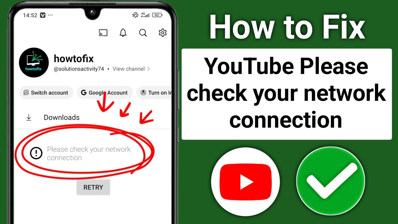 How to Fix YouTube “Please Check Your Network Connection” Problem | 100% Working Solution
