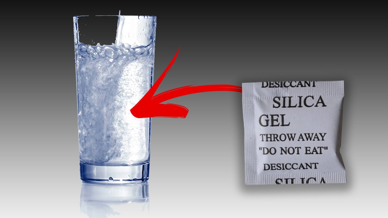 SILICA GEL IN WATER EXPERIMENT