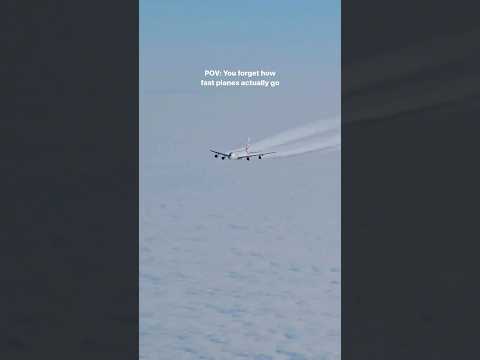 Feel the speed of an aircraft from another plane #flight #speed #jet #interstellar #flash #meg