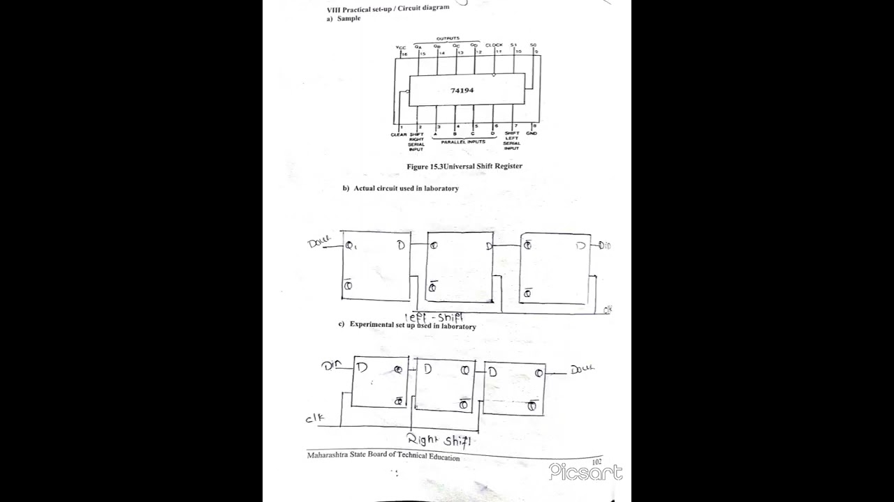 polytechnic 3rd sem  digital techniques practical no : 15 th #engineering #shorts #basics
