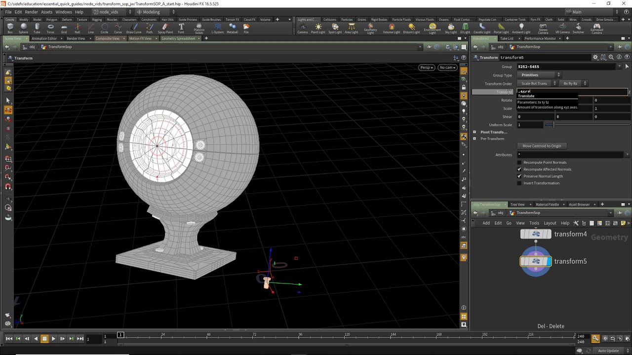 Transform SOP | Invert Transform | Node Reference