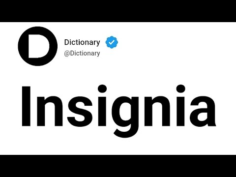 Insignia Meaning In English